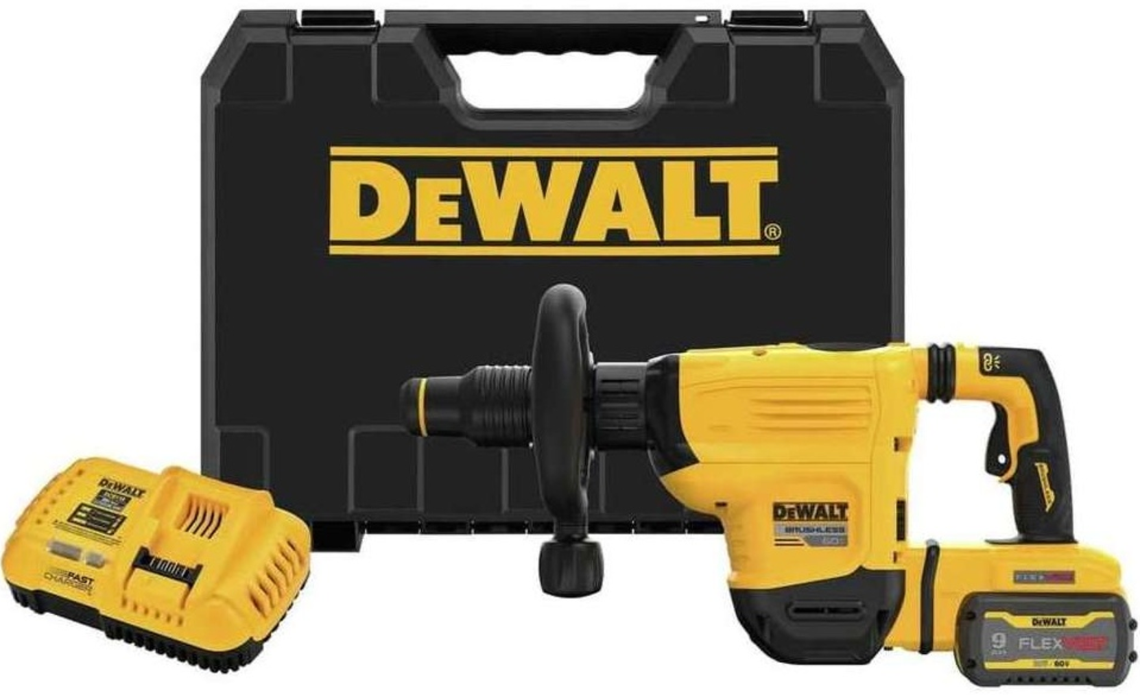 Перфоратор DeWALT DCH832X2-QW 10.5 Дж, SDS-Max