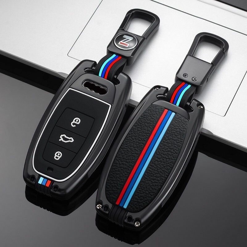 Чехол на ключ Audi / Ауди Black 2018-2021