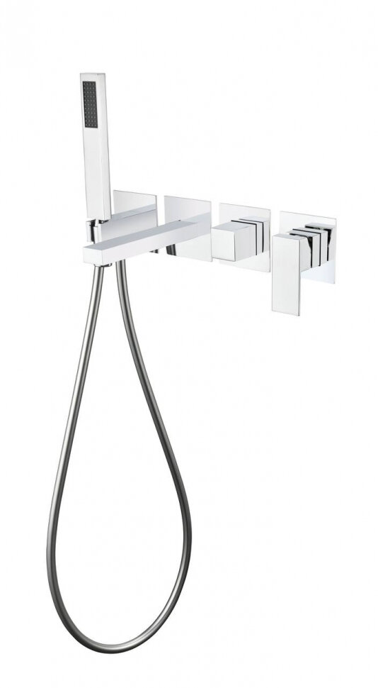 Смеситель для ванны скрытого монтажа Grocenberg GB5060CR с Картриджем Kerox (Венгрия)