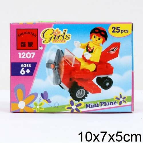Конструктор Brick Мини самолет, 25 дет. 1207
