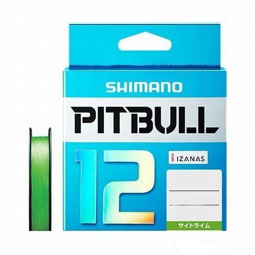 Шнур плетёный PE Shimano PL-M62R PITBULL PE12 200m GREEN #0.8 8,3kg.