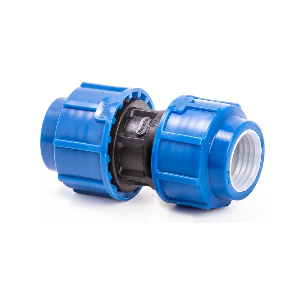 Компрессионная муфта для ПЭ труб LAMMIN 25 Lm34006025025