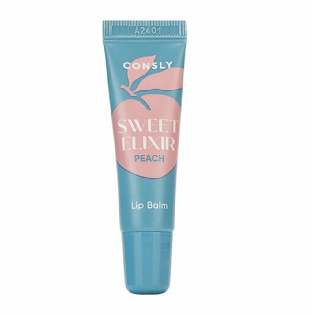 CNS Lip Бальзам для губ SWEET ELEXIR с экстрактом персика,10мл, Consly