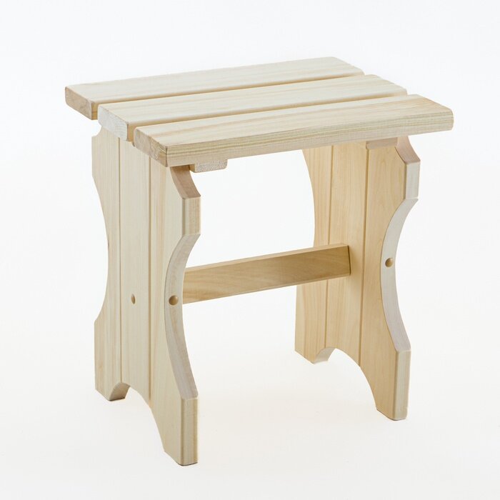 Лавка складная для бани и сада, 30×33×43 см, деревянная, «Добропаровъ»