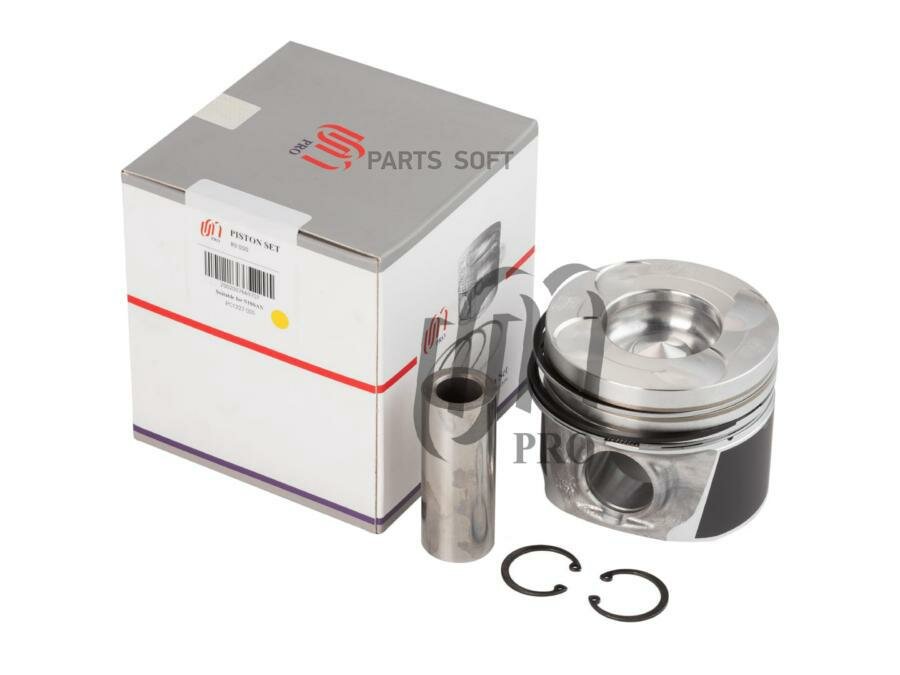 PC1227000 UMPRO Поршень STD с кольцами с масл. галереей Nissan Pathfinder (01.2005 -11.2014) YD25TDi NEW d89.0 STD (
