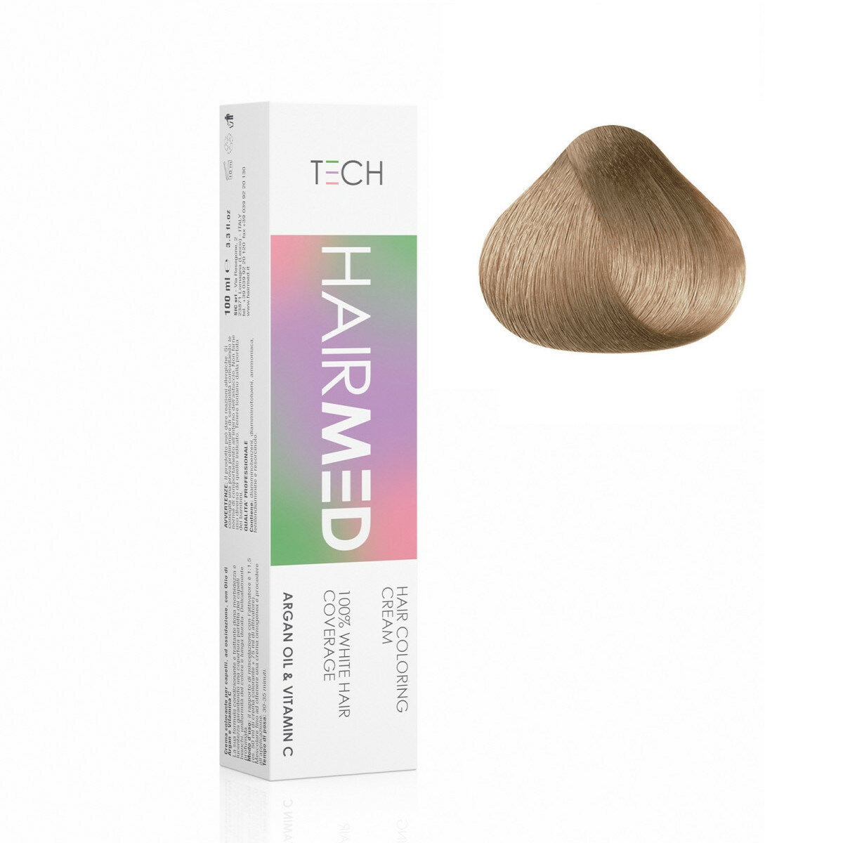 Перманентная крем-краска для волос Hairmed 8/3 Светло-русый Золотистый 100 мл