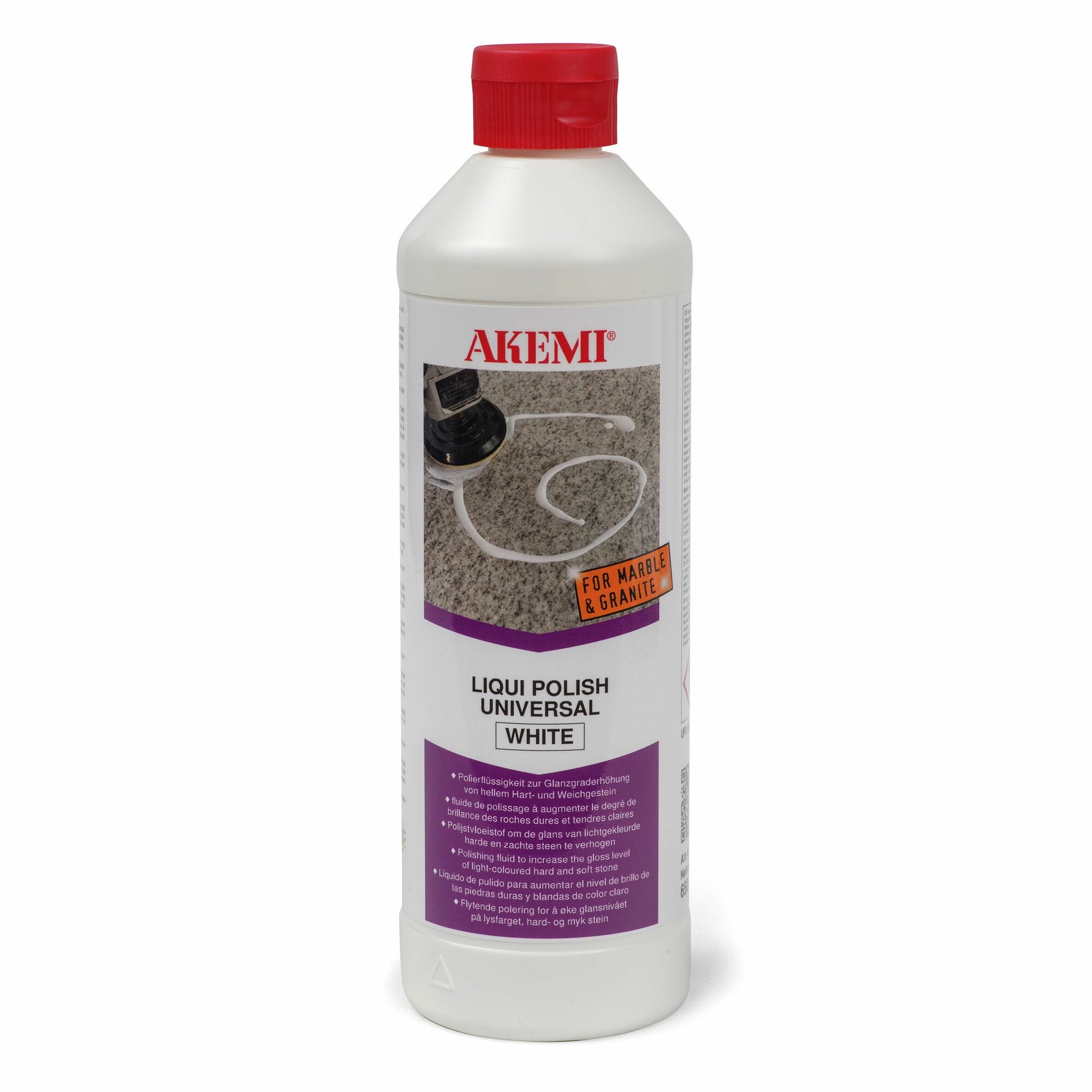 Полироль Akemi "Liqui Polish", для камня, универсальная, белая, 650г