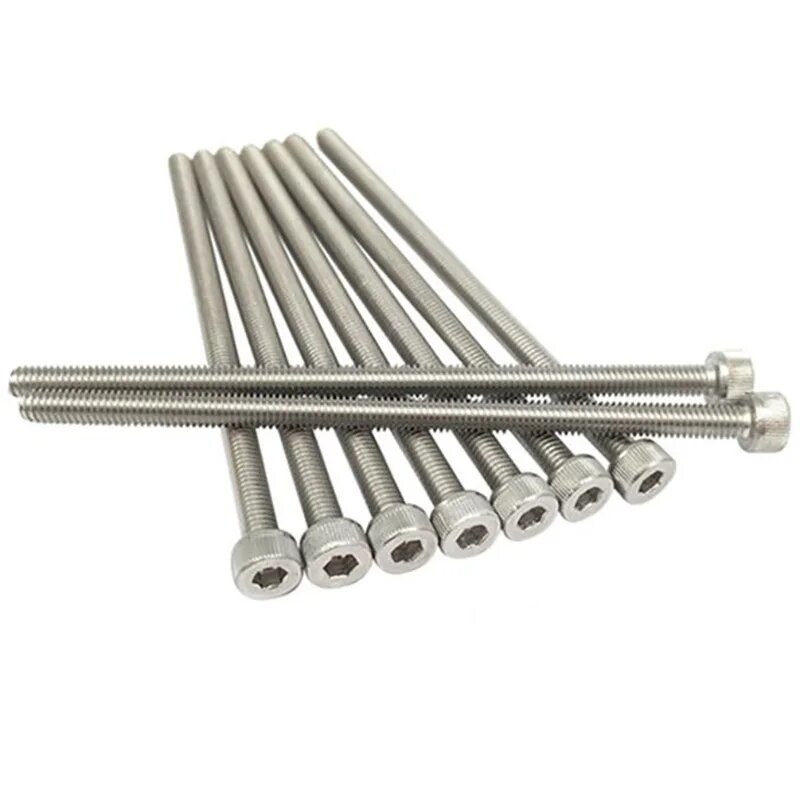 Болты с шестигранной головкой из нержавеющей стали M3-M24 200mm, M5 4pcs