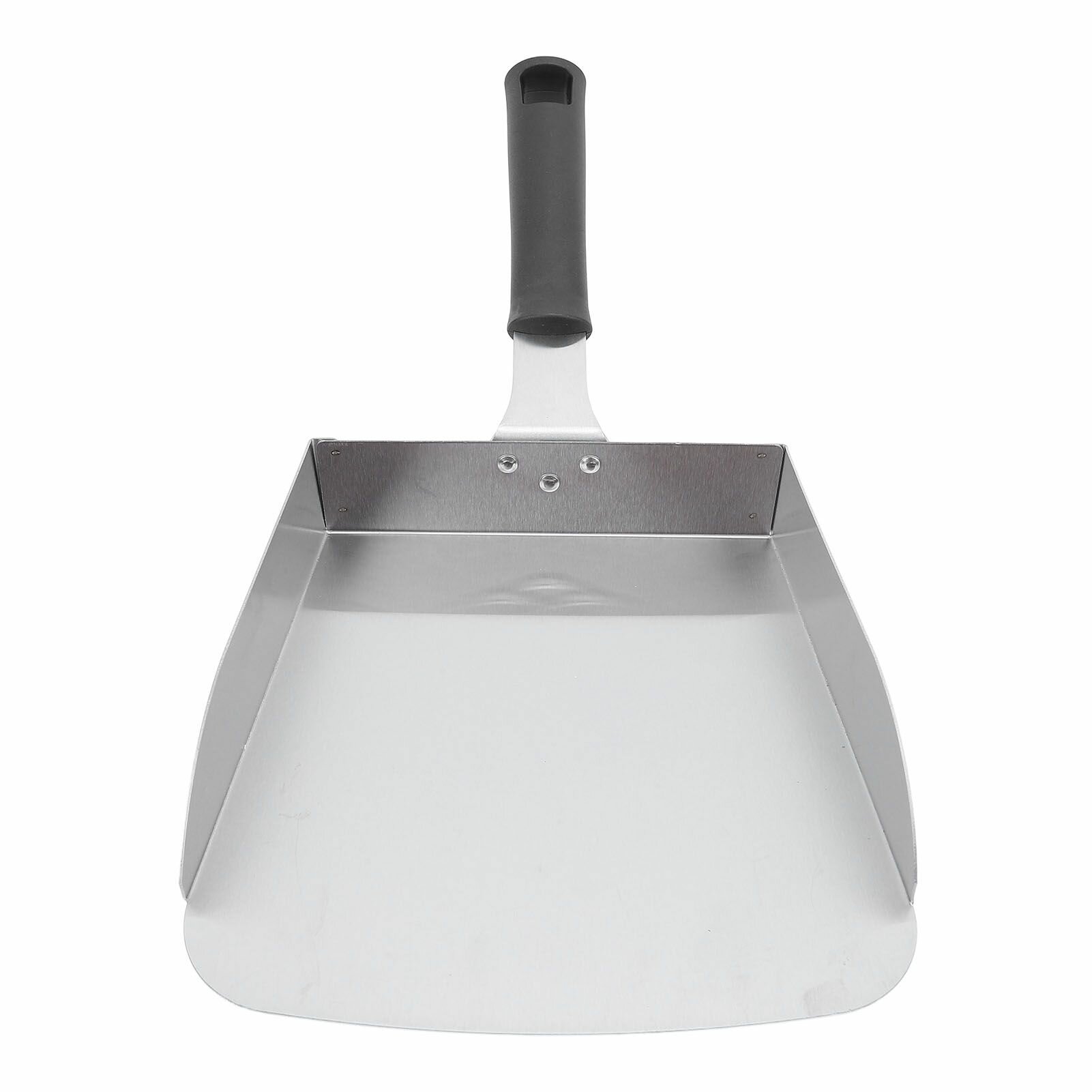 Лопатка для гриля из нержавеющей стали большой емкости 18/8, пищевое качество для гриля, жарки, гамбургеров и кухонной посуды, лопатка для удобного перемещения еды