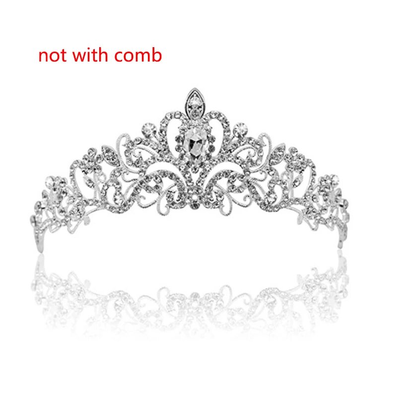 Тиара серебряного цвета AINAMEISI, окраска металла 1 silver plate