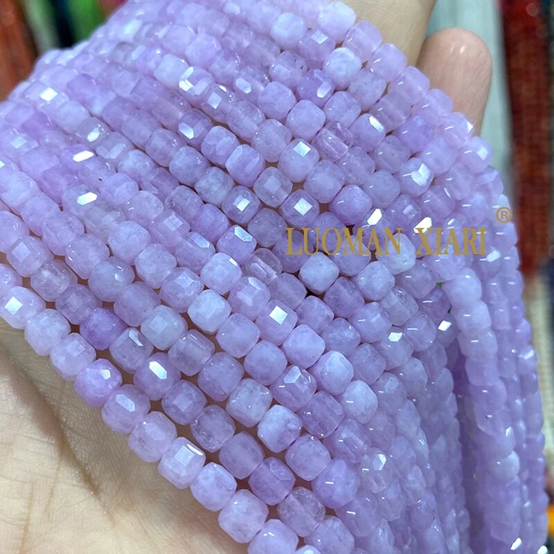 Фиолетовые бусины-разделители из халцедона LUOMAN XIARI