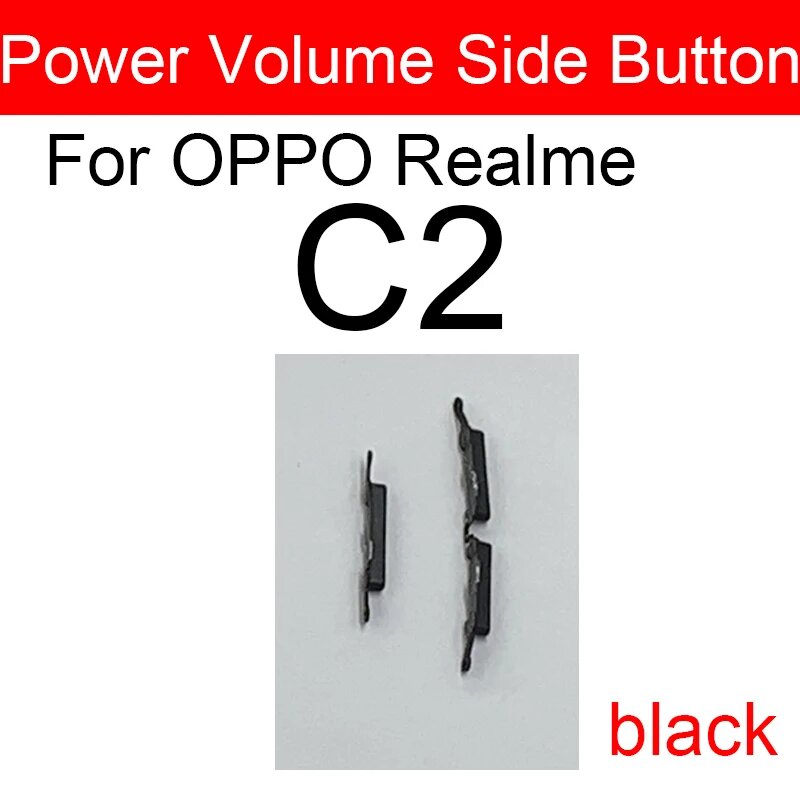 Кнопка питания и громкости гибкий кабель для Realme C1 C2 C3 ВКЛ./Выкл. C2-black
