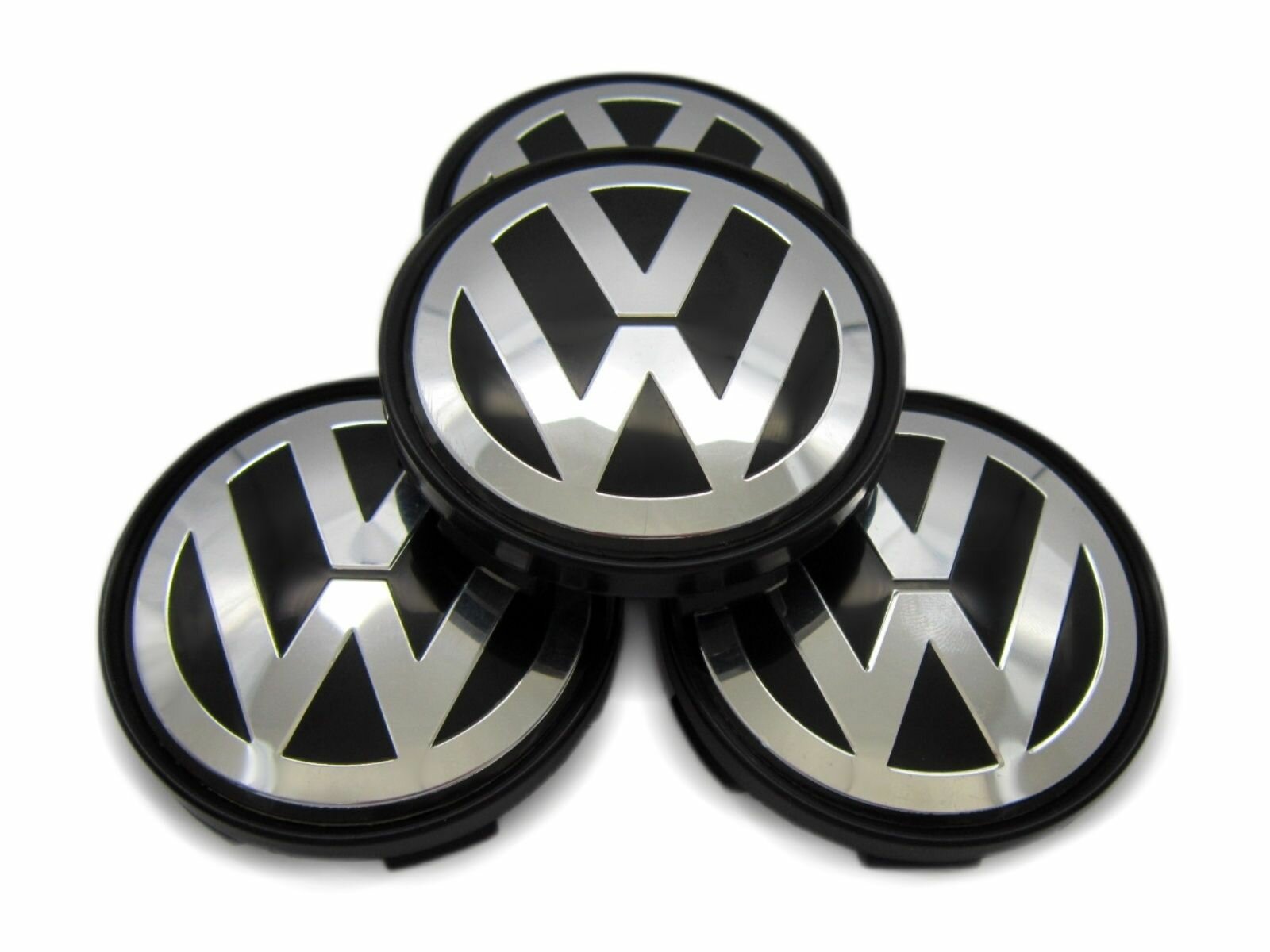 Колпачки заглушки на литые диски Реплика замена C570 Фольксваген 59/56/10 мм, 4 шт.