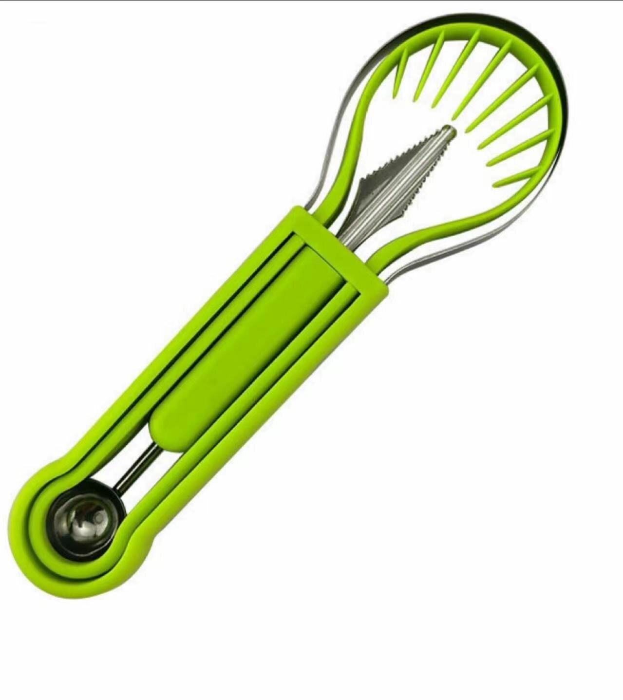 Ложка для фруктов из нержавеющей стали, трехкомпонентный инструмент-