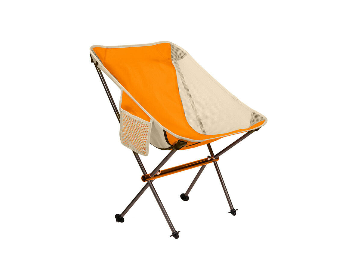 Decathlon Складной стул Klymit Ridgeline Camp Short Chair, до 120 кг, оранжевый