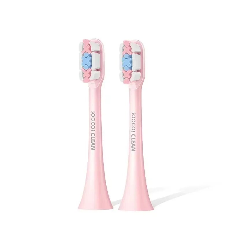 Сменные насадки SOOCAS Clean, розовые, 2 шт