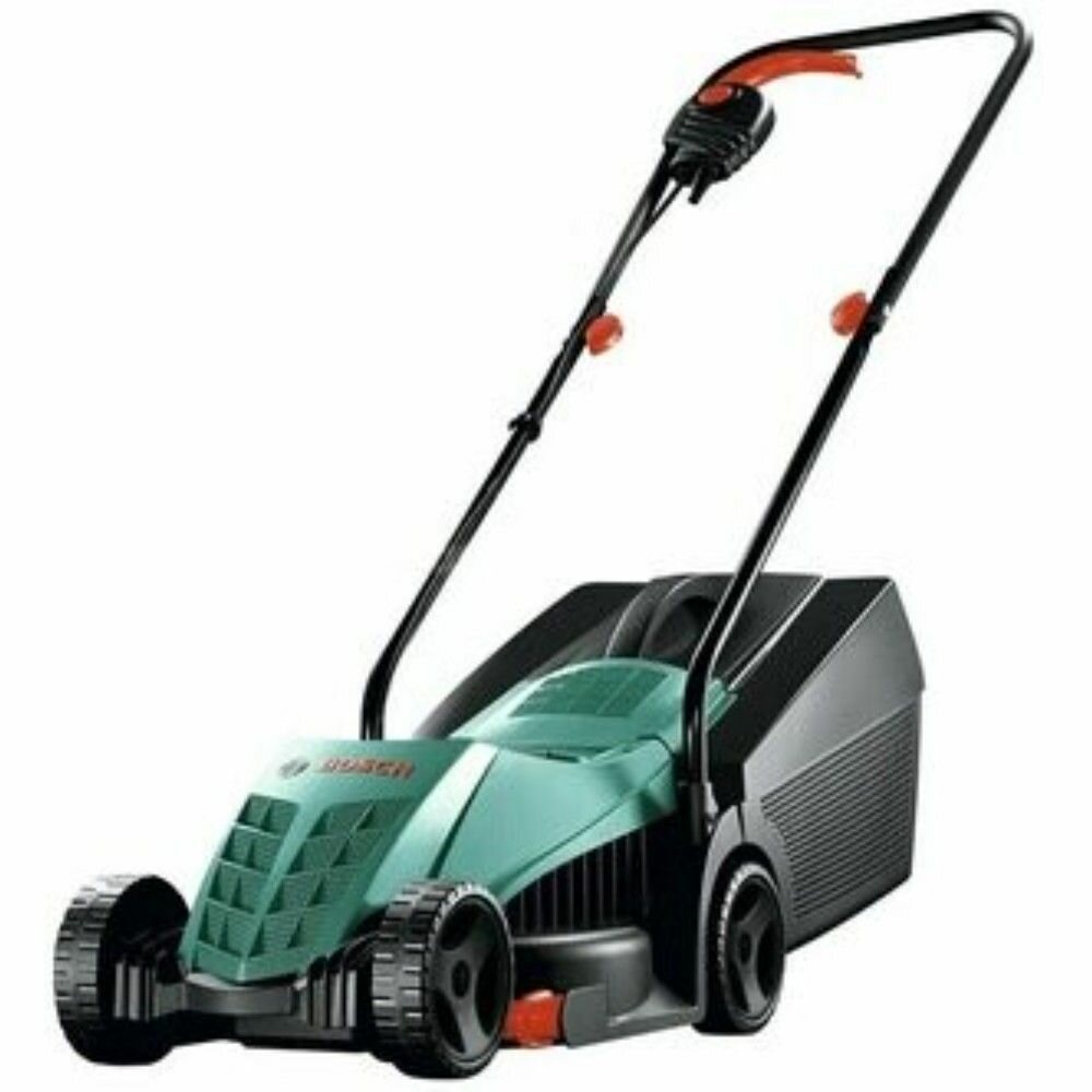 Газонокосилка Rotak 320 ER от Bosch, мощность 1200Вт, ширина скашивания 32см, высота 20-60мм