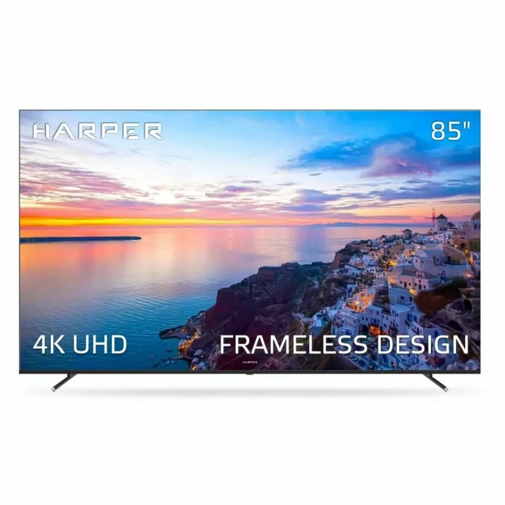 Телевизор HARPER 85U755TS, черный