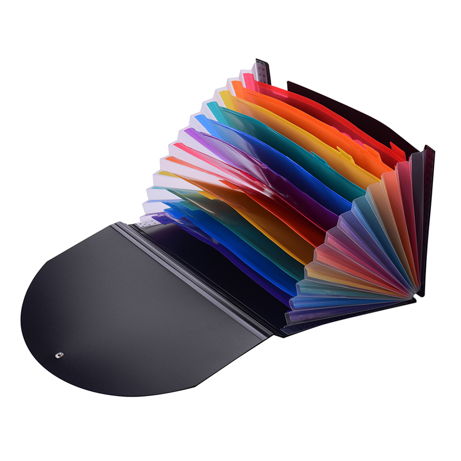 Аккордеонная разворачивающаяся папка для документов 12 карманов радужного цвета для бумаг формата A4 с обложкой органайзер для квитанций с разделителем документов и этикетками для дома школы офиса материал PP размер упаковки 33*24.5*2 см вес упаковки 400