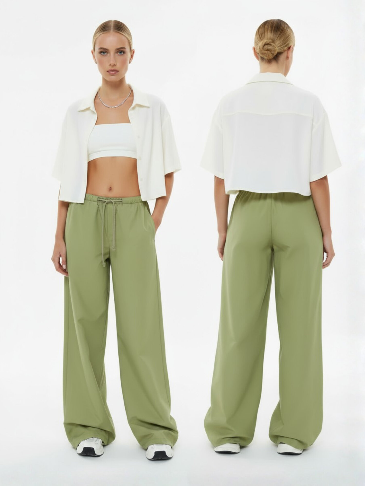 Брюки палаццо