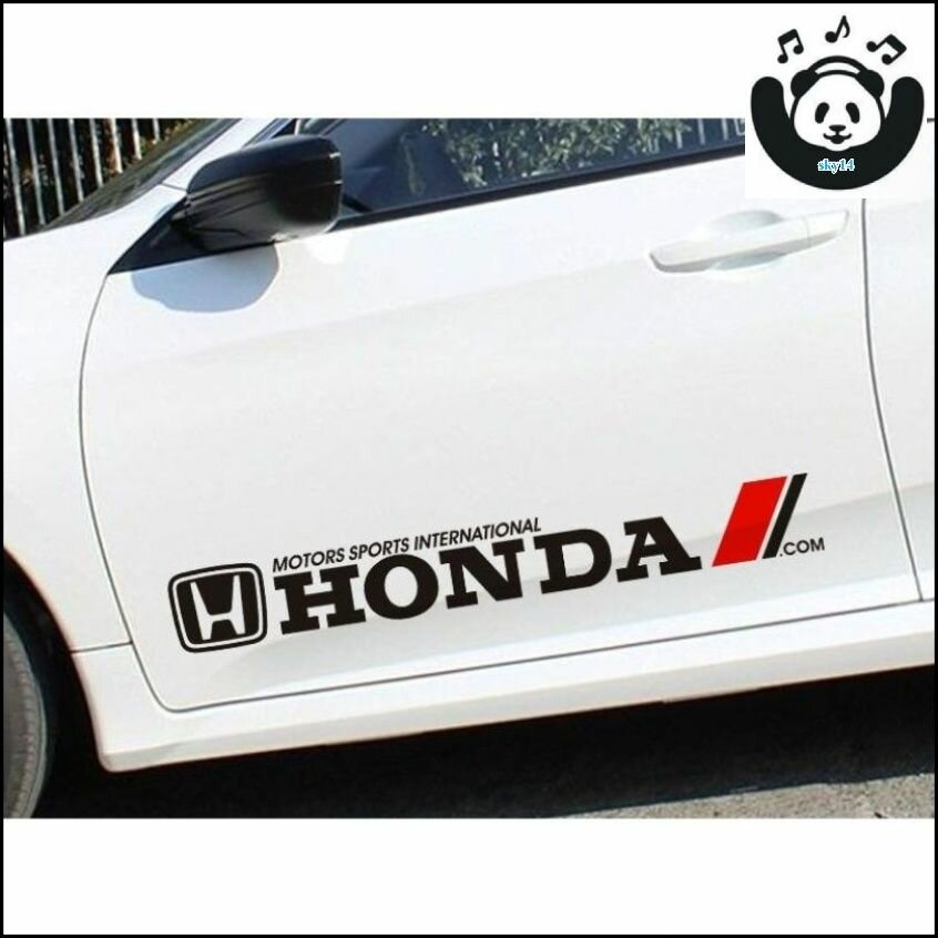 Эксклюзивные наклейки Honda Racing для авто, 2 шт