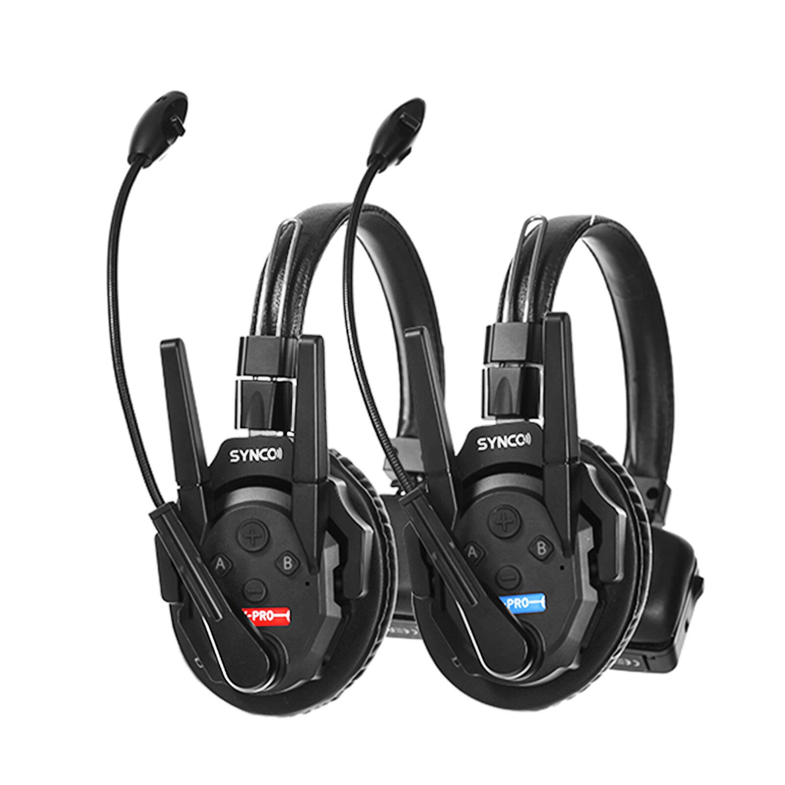 Wireless Headset: 500m Range with High-Gain Antennas Smart AEC for Crystal-Clear Voice - Boost Mode for Stronger Signals Master Algorithm for 2 to 13 People All-Day Power for Film Sets and Live Events