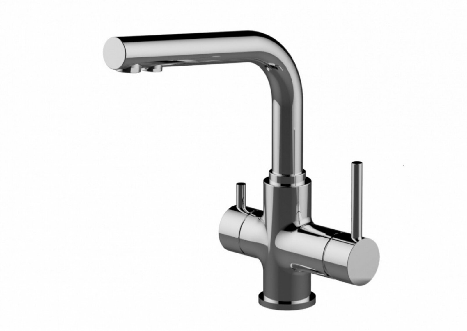 Смеситель для кухни Lemark COMFORT LM3061 с подключением к фильтру питьевой воды хром