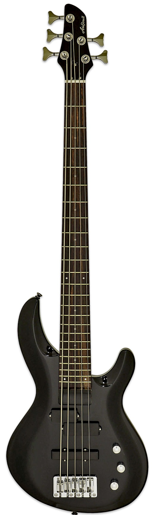 ARIA IGB-STD/5 MBK - 5-ти струнная бас гитара, 24 лада, материал корпуса липа, гриф клен, на болтах, накладка грифа орех, звукосниматели S/H APPC-5, AJPC-5, регуляторы Громкость/тон/ баланс, цвет: черный металлик