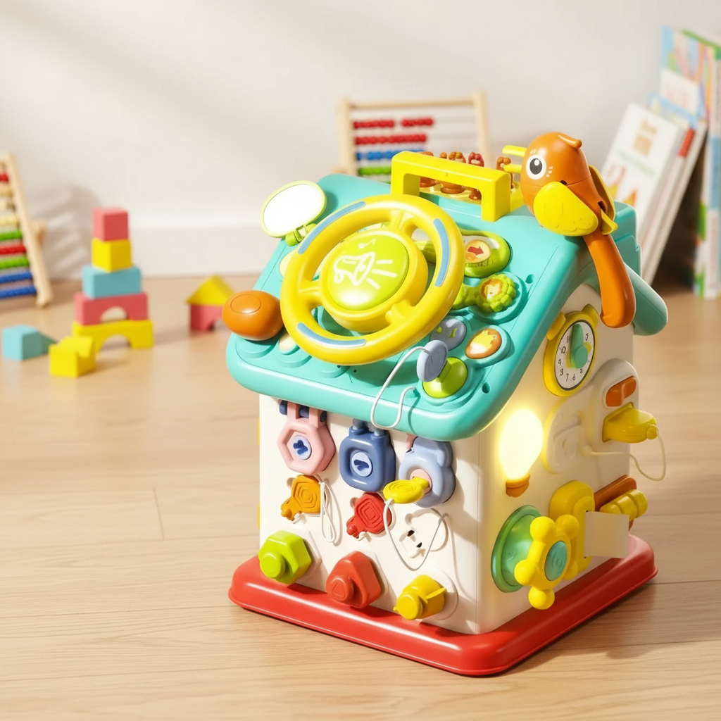 Образовательный центр раннего образования Монтессори "занятый дом" детская игрушка "занятая доска"