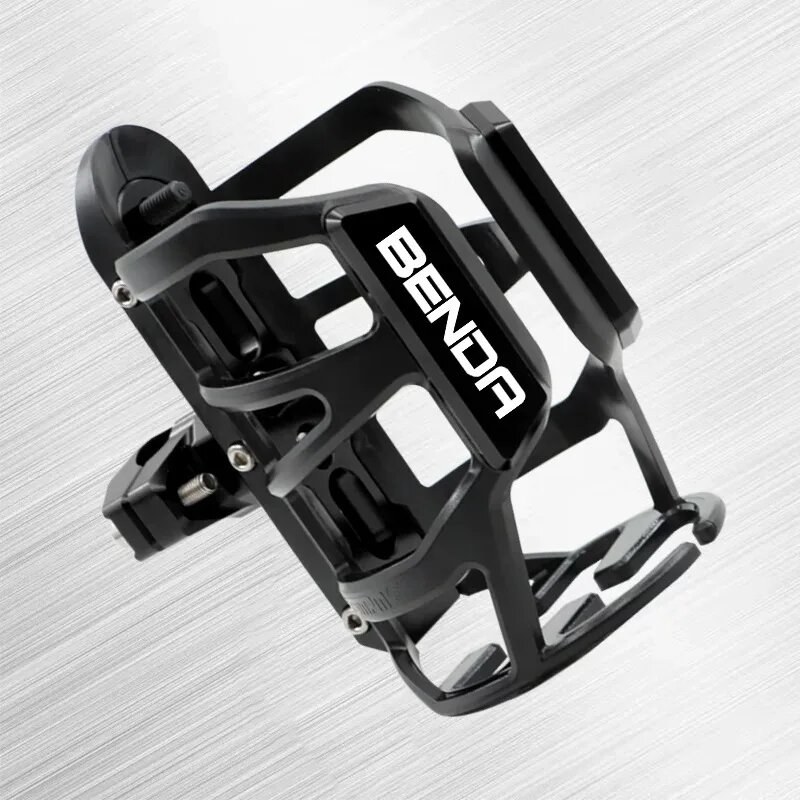 Мотоциклетный держатель для бутылки с водой с ЧПУ, органайзер для Benda Chinchilla 450 300 Rock 250 300 LFS 700 LFC 700, аксессуары Черный, Black