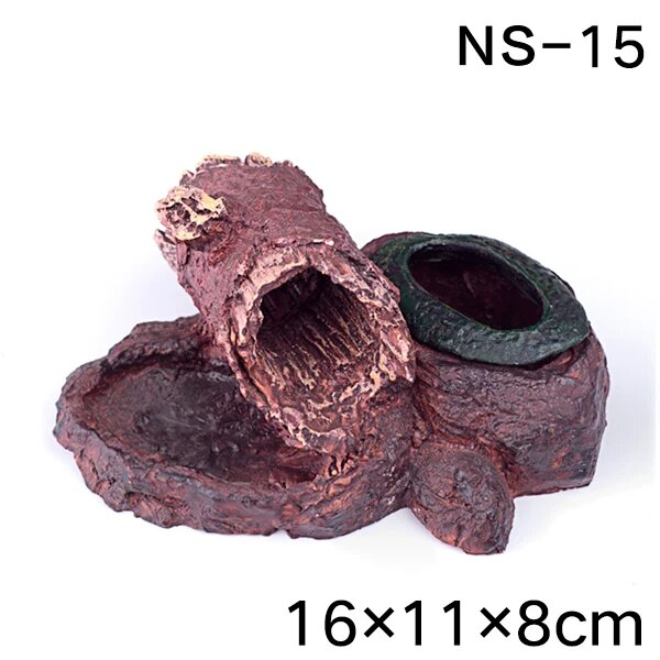 Кокосовая пещера для рептилий, мест для укрытия и игр для пауков, скорпионов и рептилий, каменная пещера для черепах,