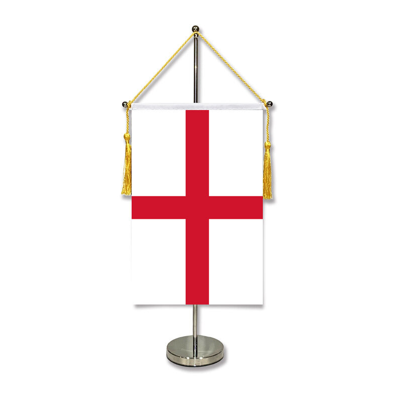 Офисный настольный декор, флаги мира, нержавеющая сталь, большой регулируемый одиночный стойка для флага, держатель флага