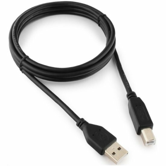 Кабель Cablexpert USB-A -USB-B, 1м, черный