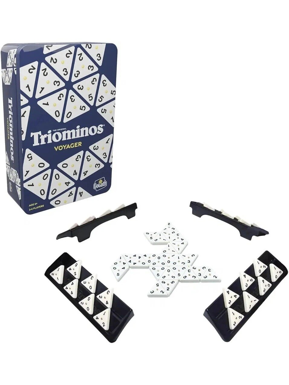 Настольная игра Goliath Triominos Voyager, дорожная версия для 2-4 игроков от 6 лет