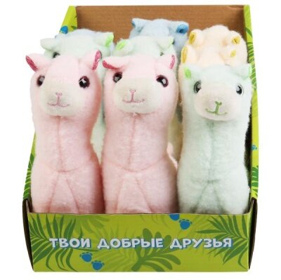 Игрушка мягкая "Лама", 18см, без чипа