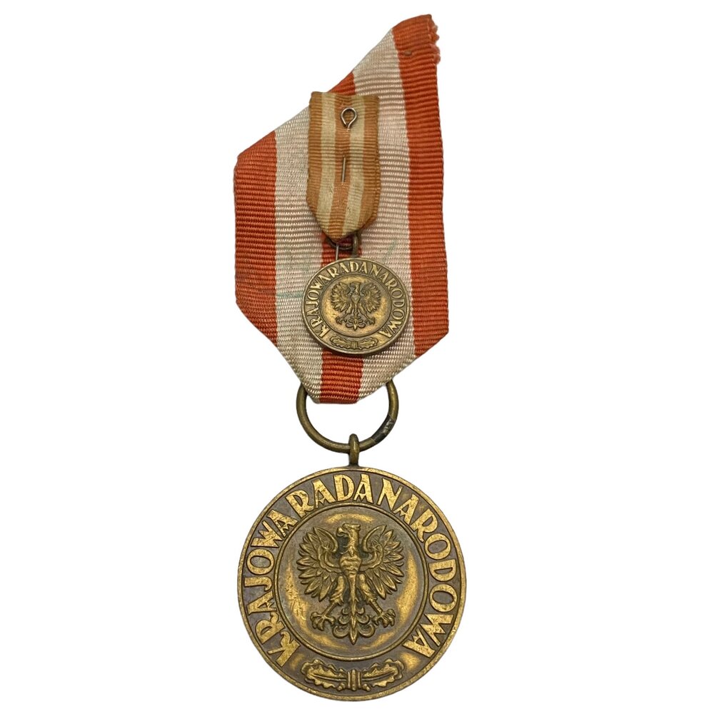 Польша, медаль "Победы и свободы" с фрачником 1951-1960 гг.