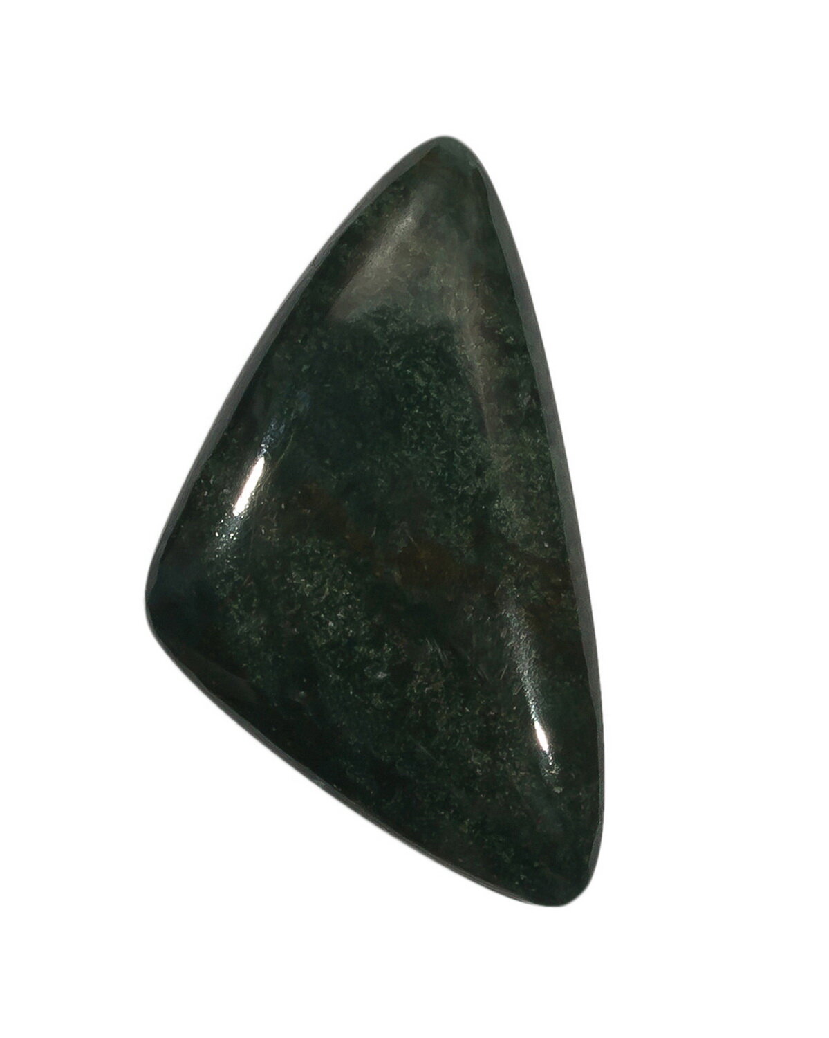 Кабошон гелиотроп 46х26х6 мм.