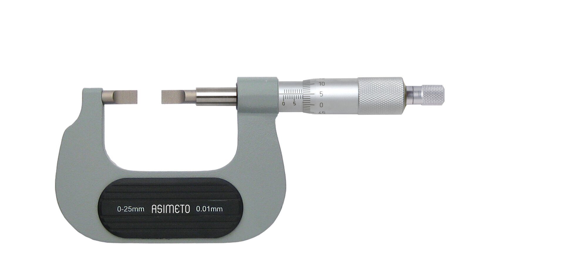 ASIMETO 112-01-0 Микрометр с ножевыми измерительными поверхностями 0,01 мм, 0-25 мм, тип А