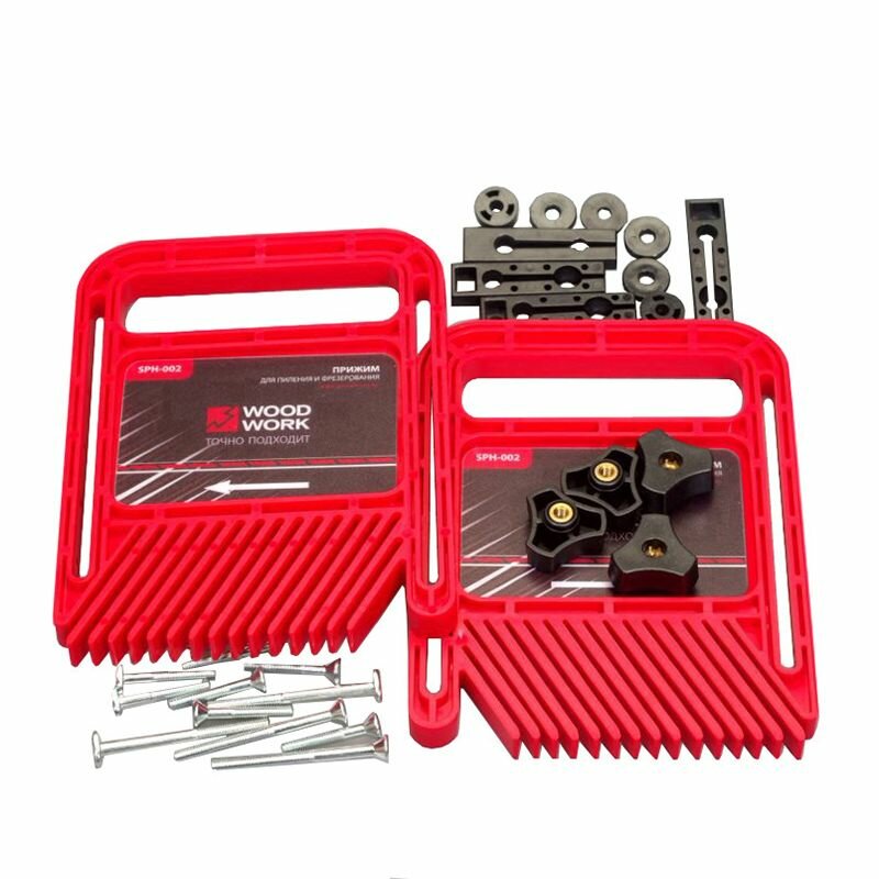 Прижимы гребенчатые 2 шт для фрезерования и пиления WOODWORK SPH-002