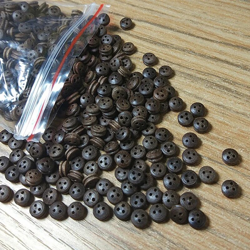 NIDALE Аксессуары для моделей кораблей Deadeye из чёрного ореха 20 шт. Diameter 6mm