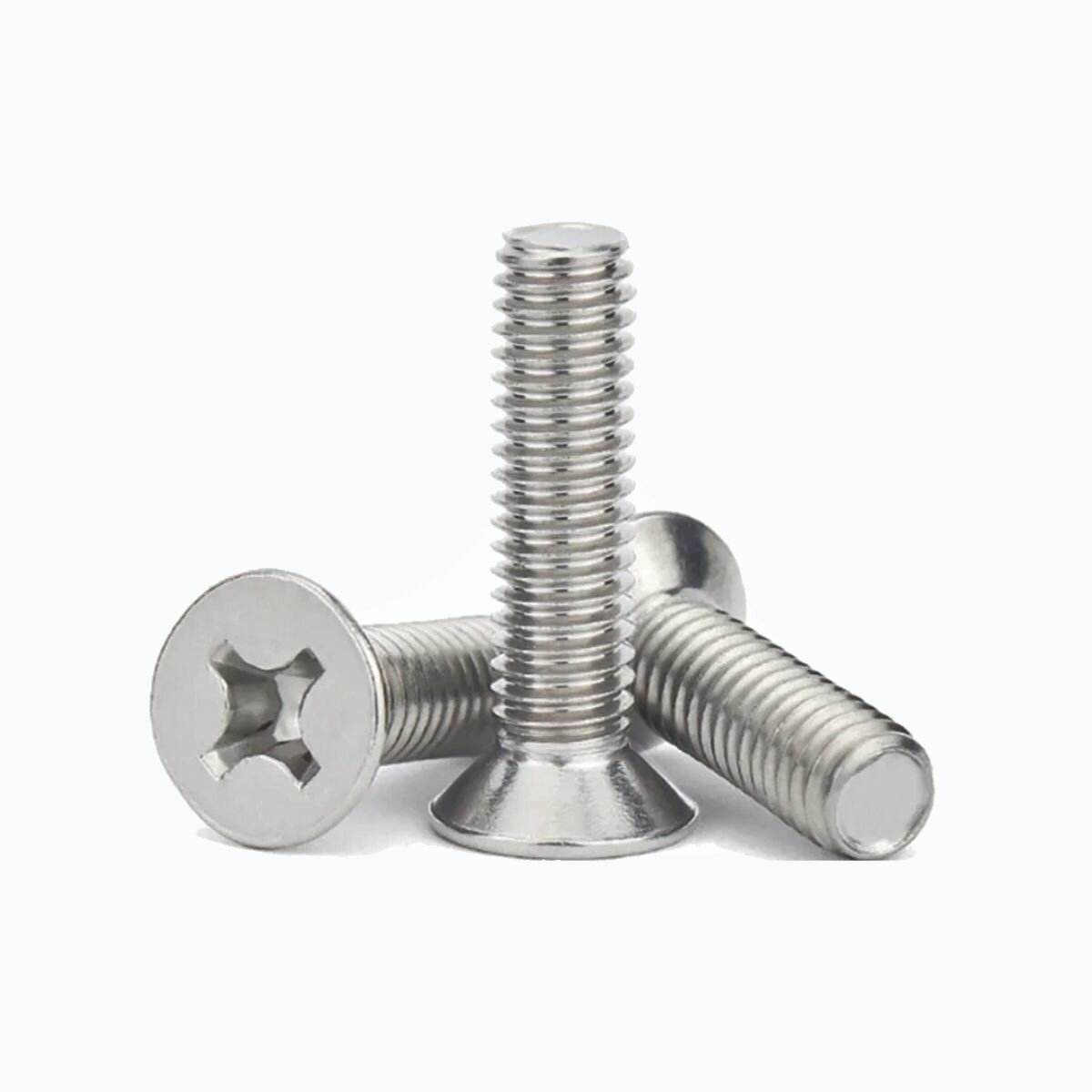 Винт DIN 965 А2 М6х8 с потайной головкой PH (ISO 7046), нержавейка