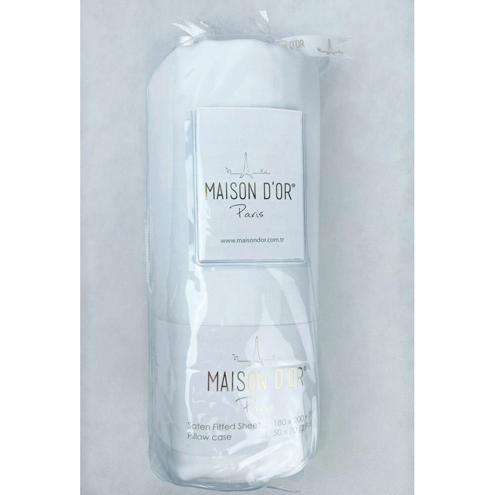 Простынь на резинке с наволочкой FITTED GIZGILI Евро