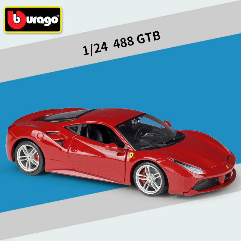 1:24 Масштабная модель спортивного автомобиля Enzo ENZO, симуляция, готовая модель из сплава, подарок, игрушка для демонстрации