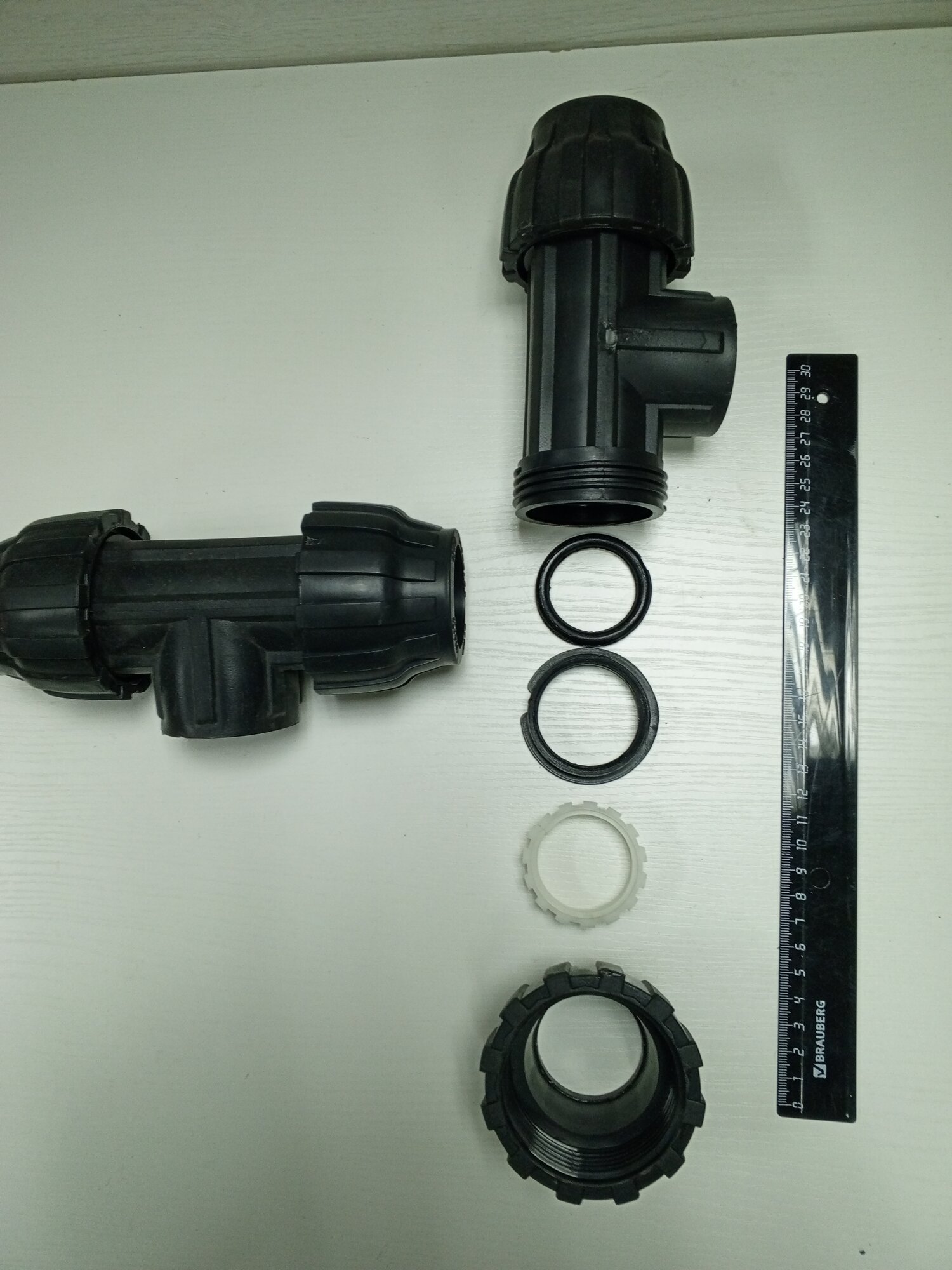 Тройник ПНД с внутренней резьбой 40*1_1/4*40 Senkron