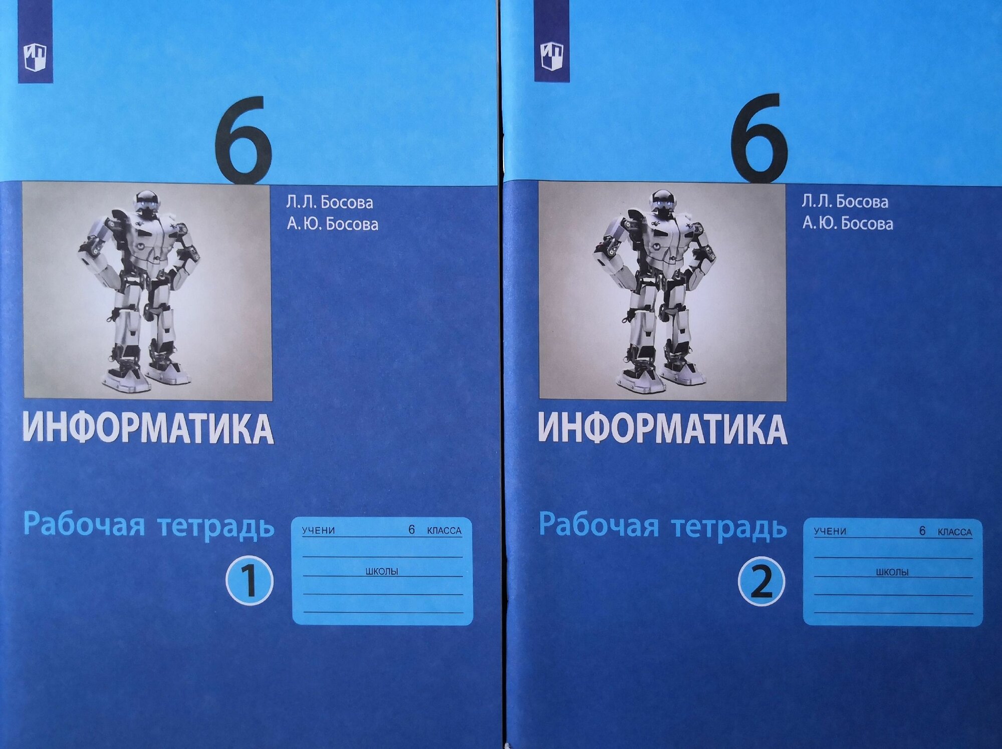 Босова Л. Л. Информатика 6 класс Рабочая тетрадь в 2 частях. Комплект. Просвещение 2023