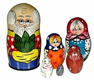 Матрешка "Репка" 6 перс. (РНИ)