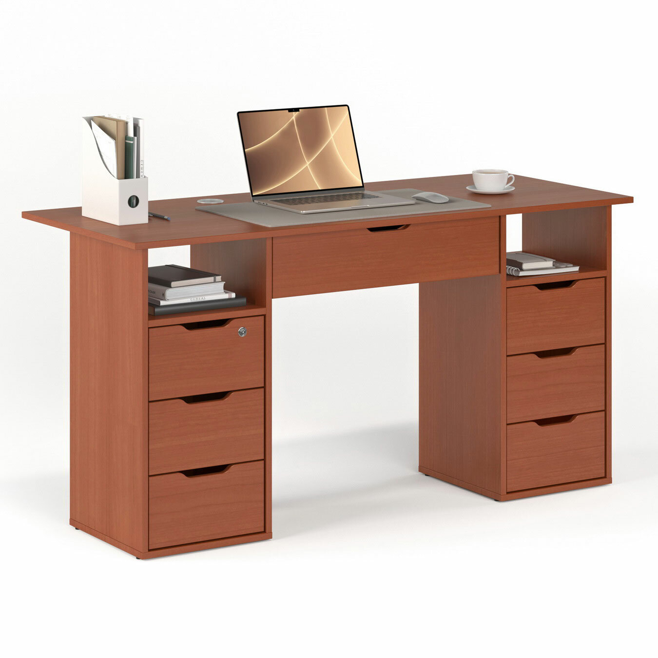 Письменный стол 007073Я (цвет: вишня)