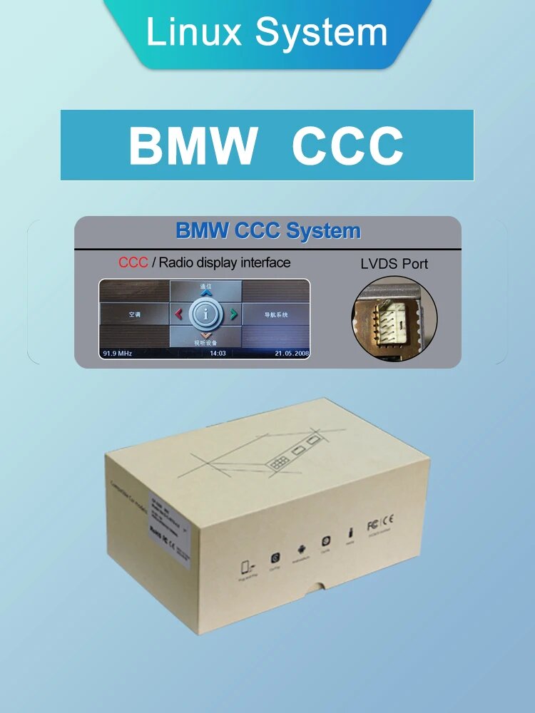 Беспроводной CarPlay для BMW CCC 3 5 серии X5 X6 E90 E91 E92 E93 E60 E61 E70 E71 E72 Car BMW CCC
