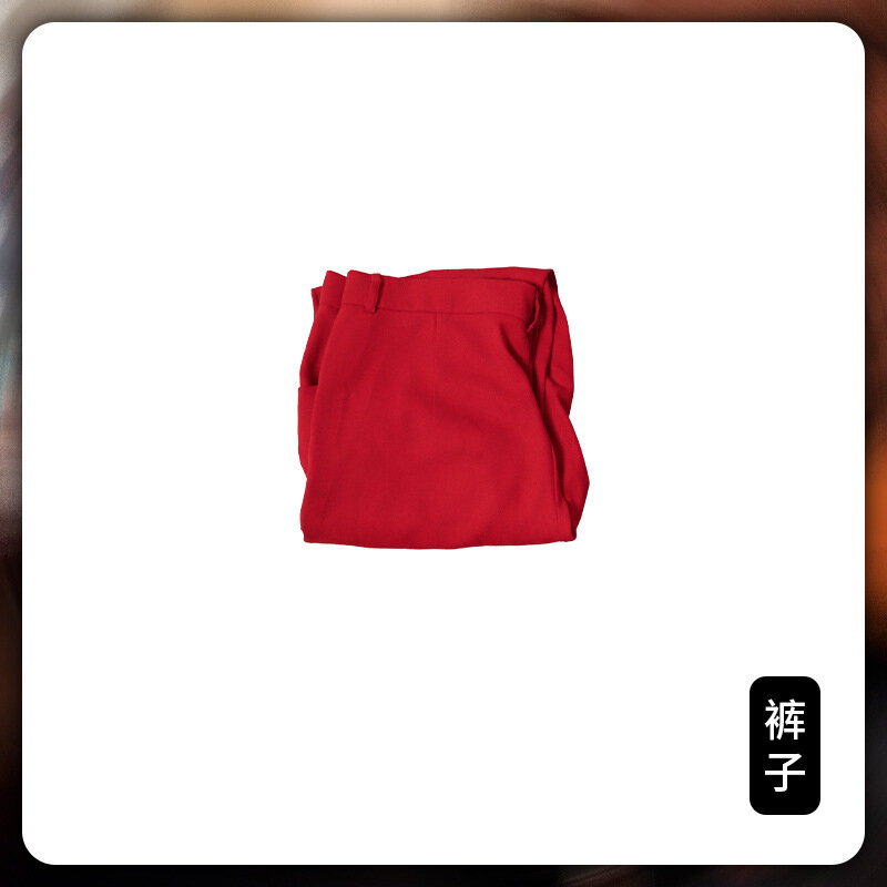 Костюм клоуна "Манлу Юньсяо", из фильма "Двойное наваждение", размер XXXL, красный