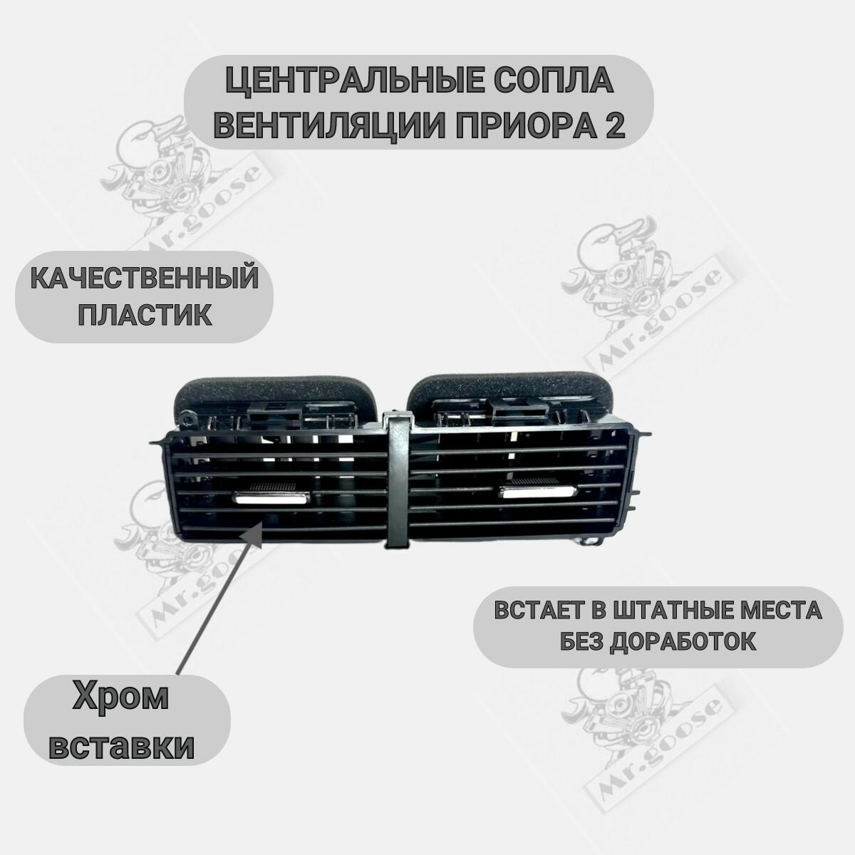 Центральное сопло панели приборов Приора 2